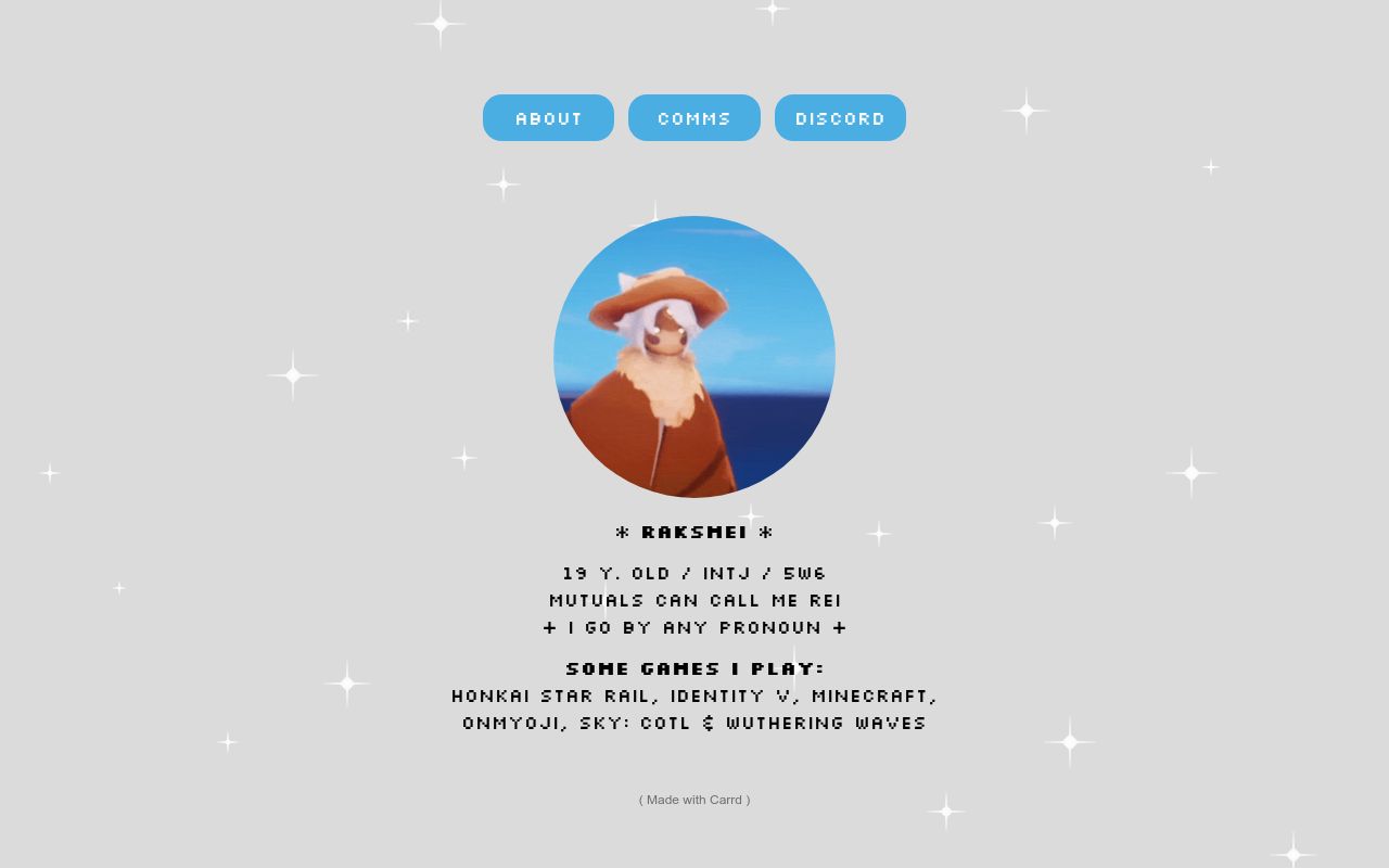 raksmei's carrd